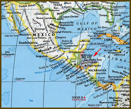 Belize Map